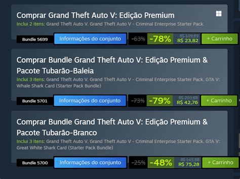 Promoção GTA está o seu menor preço histórico na Steam