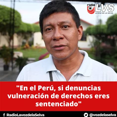 José Manuyama Sobre Orden De Radio La Voz De La Selva Facebook