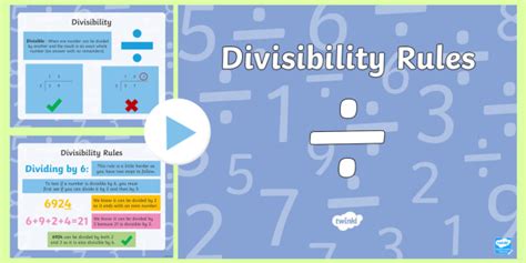 Divisibility Rules Powerpoint Scottish Teacher Made