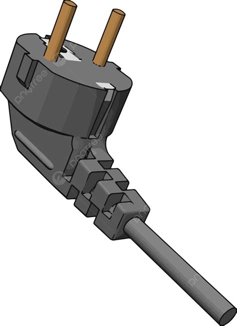 Voltage Cableillustrationvector On White Background Technology Simple Web Vector Technology