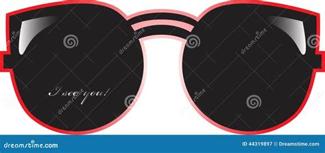 Glasses With Text Stock Vector Illustration Of White 44319897