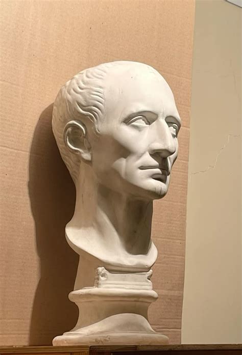 Гипсовая голова Цезаря в 2025 г Био арт Принципы искусства Художники