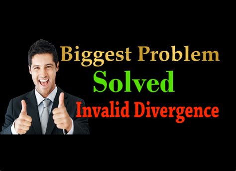Biggest Problem Solved Invalid Divergence FxGhani Trading