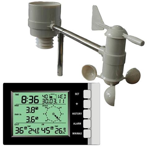 Jual Misol Weather Station Wireless Rainfall Dew Wind Rain Gauge