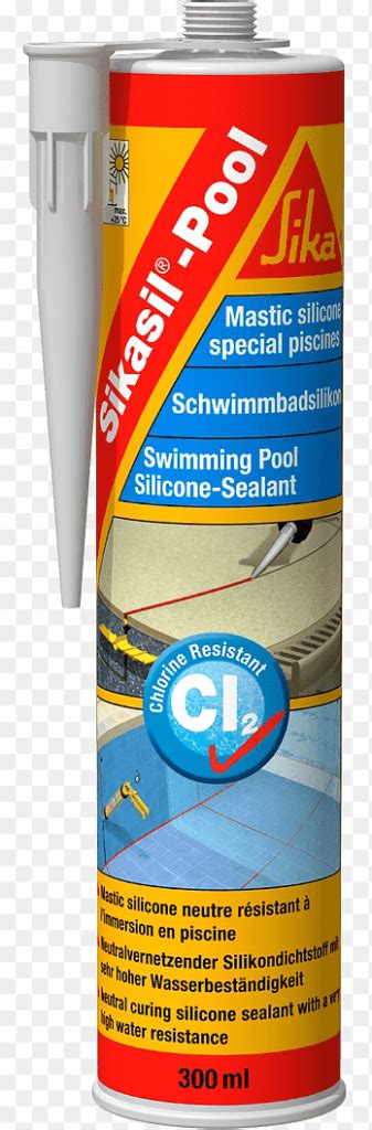SIKA SEEL POOL SILICONA PARA BORDES BLANCA 300ML