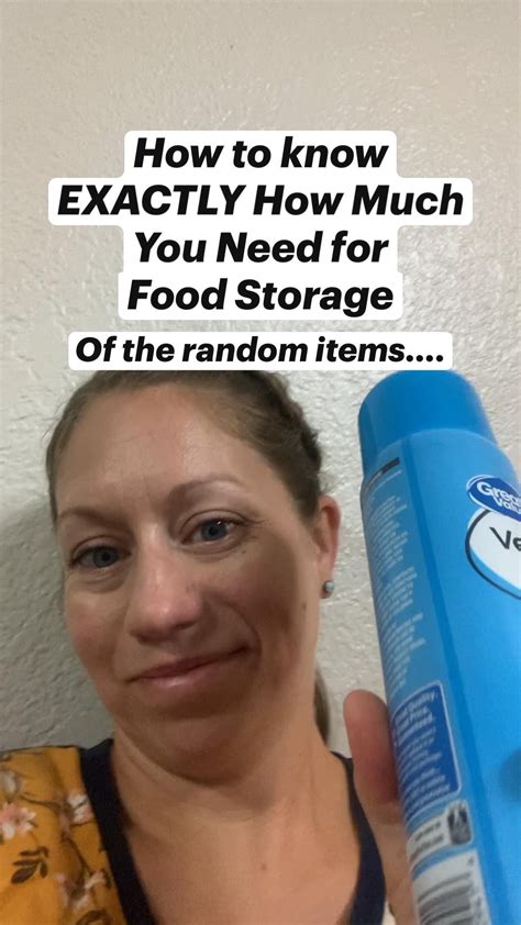 How To Know Exactly How Much You Need For Food Storage Artofit