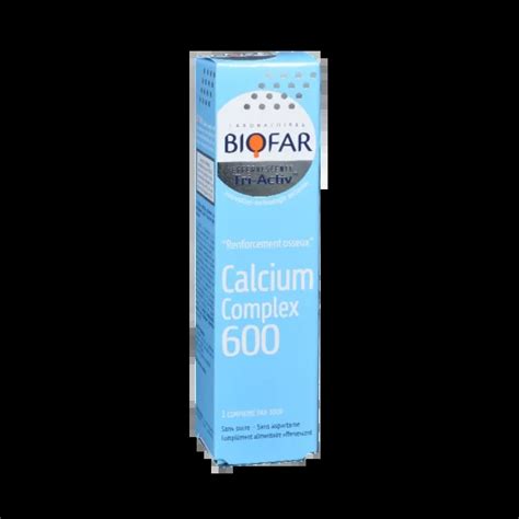 Biofar Calcium Complex 600mg 15 šumećih Tableta Filly Farm Apoteke