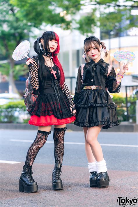 Gothic Harajuku Street Styles W Two Tone Hair Corset Belt