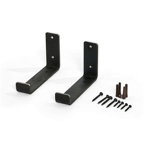15cm Brackets In Coated Black Steel Black Brackets Scaffolding Shelf Brackets Etsy