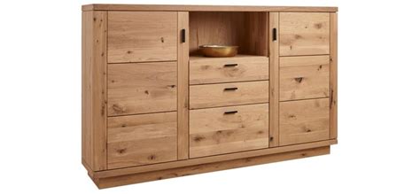 Highboard Global Cabrera türig Asteiche massiv Berkemeier Home Company