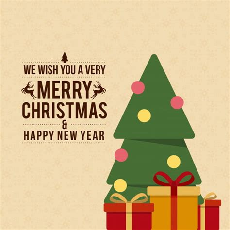 크리스마스와 새 해 배경 Eps Uidownload