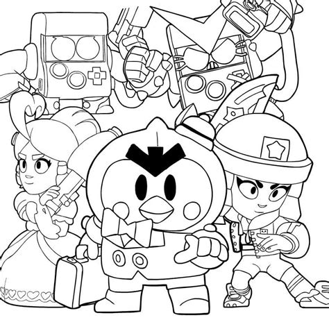 Leon Brawl Stars Coloring Pages Print For Free Entre No Mundo Das