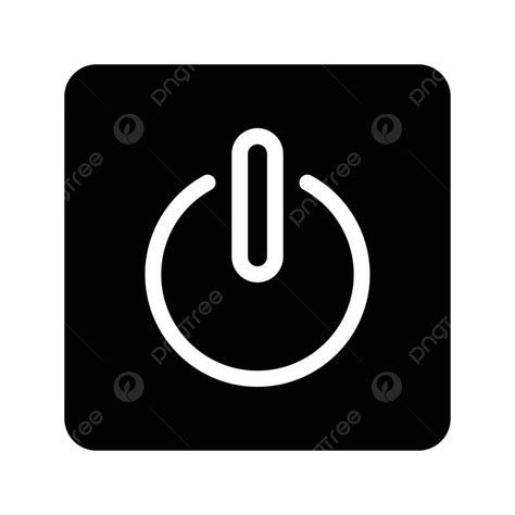 Power Vector Press White Vector Vector Press White Png And Vector