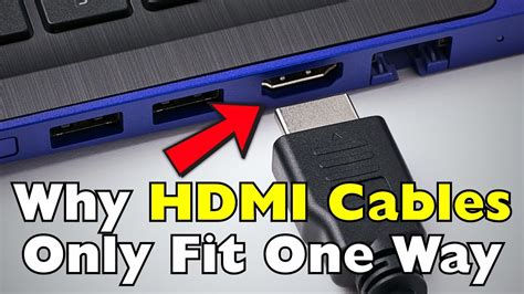 Why Do Hdmi Cables Only Plug In One Way Youtube