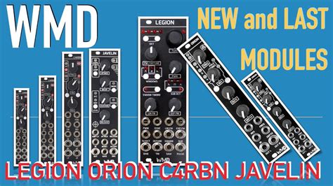 Wmd Legion Analog Oscillator And Orion Phaser The Last Modules By