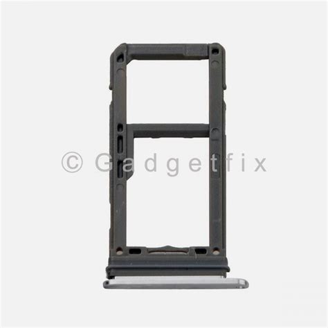 Samsung Galaxy S Plus Sim Tray Holder And MicroSD Card Tray Silver