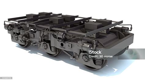 기차 기관차 트럭 바퀴 흰색 배경에 3d 렌더링 3차원 형태에 대한 스톡 사진 및 기타 이미지 3차원 형태 기차 스토리지 탱크 Istock