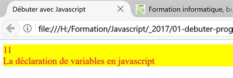 Débuter La Programmation Web En Javascript