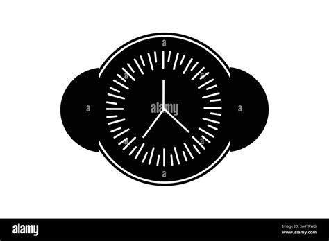 Clock Silhouette Vector Minimalist Style Isolate Outline Vector Icon Stock Vector Image And Art