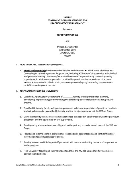 Memorandum Of Understanding Template Download Free Documents For PDF Word And Excel