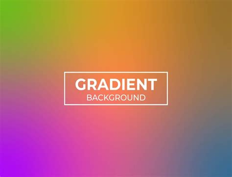 Premium Vector Blurred Gradient Abstract Background With Vivid