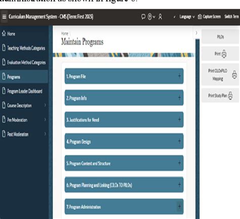 Figure 6 From Curriculum Management System To Measure The Course And
