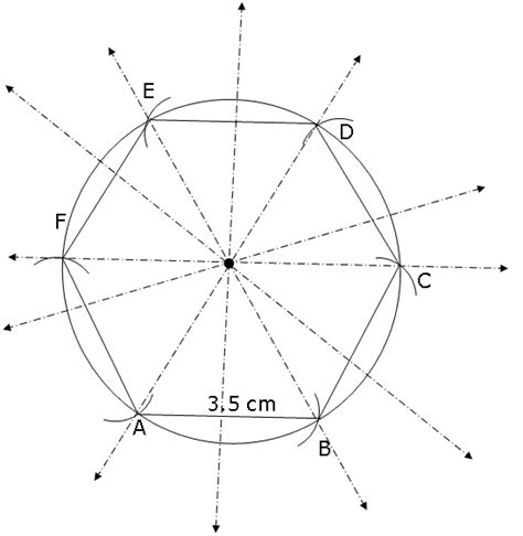 Regular Hexagon Lines Of Symmetry