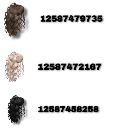 Curly Hair Codes In 2024