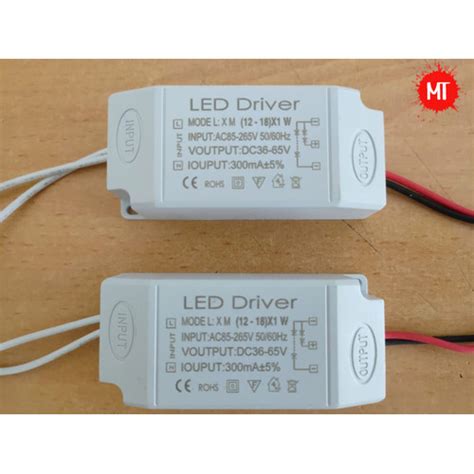 Jual Led Driver X Watt Ma Ac Dc Casing Plastik Kota Surabaya Multitronic Tokopedia