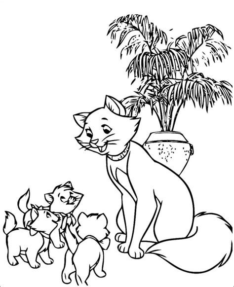 Ausmalbilder Aristocats Malvorlagen für Kinder