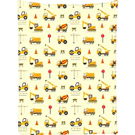 불도저 트럭 트랙터 소방차 쓰레기 경량 플란넬 담요 아기 및 어린이 담요 가정용 천 제품