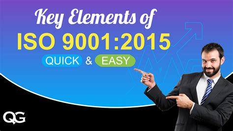 Key Elements Of An Iso 9001 2015 Quality Management System Quality Gurus