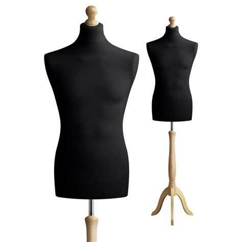 Manekin krawiecki męski pianka PU czarny 48 50 12893241351