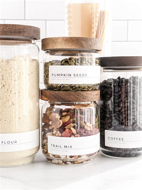 Pantry Labels 40 Custom Pantry Labels Artofit