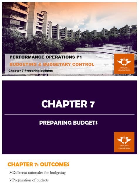 Unit 2 Chapter 7 Slides Pdf Budget Inventory