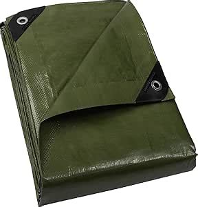 Guard Shield Tarpaulin With Eyelets Waterproof 3 M X 5 M Green
