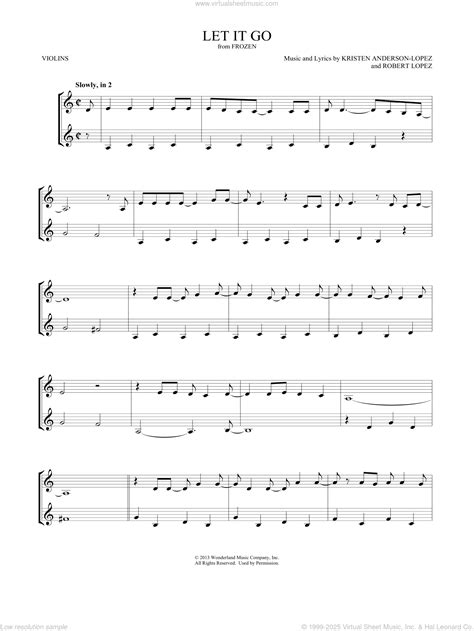 Let Her Go Sheet Music Violin