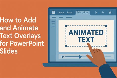 How To Add And Animate Text Overlays For Powerpoint Slides Graphic