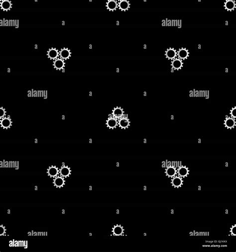 Seamless Gear Pattern Industrial Background Stock Vector Image And Art