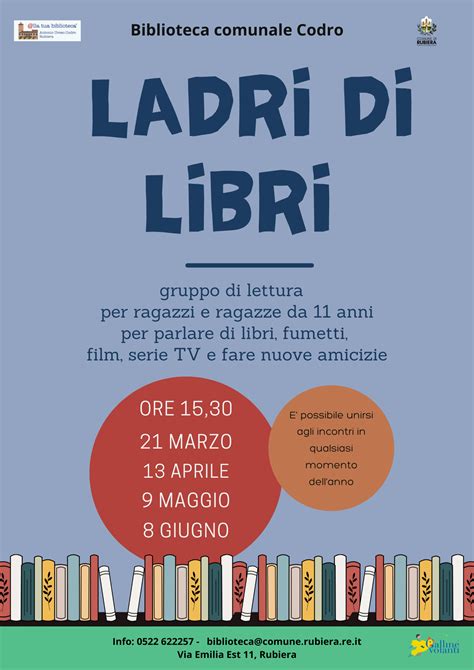 Sistema Bibliotecario Ladri Di Libri Gruppo Di Lettura Della