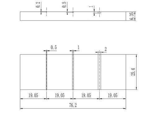 Eddy Current Test Blocks 304 Stainless Steel Edm
