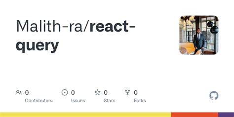 GitHub Malith Ra React Query