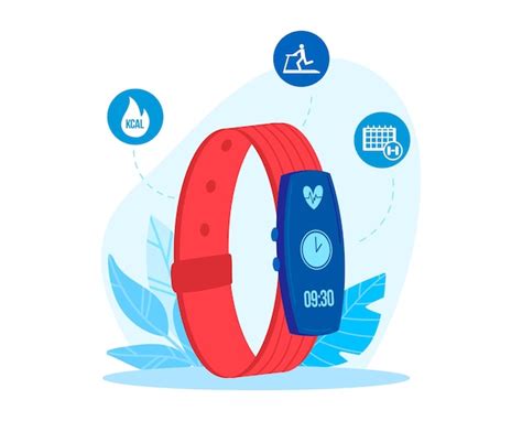 Aplicativo Móvel De Relógio Inteligente Na Ilustração Em Vetor De Tecnologia De Aplicativo De