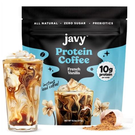 Javvy French Vanilla Protein Coffee Premium Whey Protein And Instant