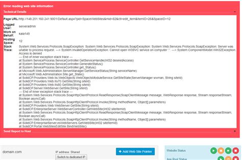 Error With Website General Questions Solidcp Forum