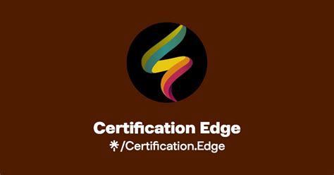 Certification Edge Instagram Facebook Linktree