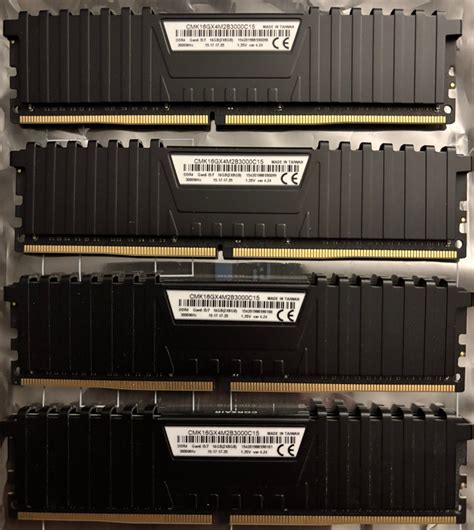 32gb Corsair Vengeance Lpx Ddr4 3000mhz Ram 4x Köp På Tradera 665829484