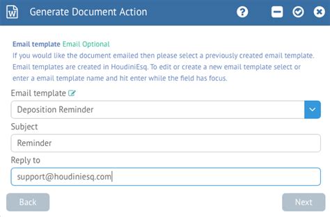 Trigger Action Create Document Houdiniesq Knowledge Base Archive