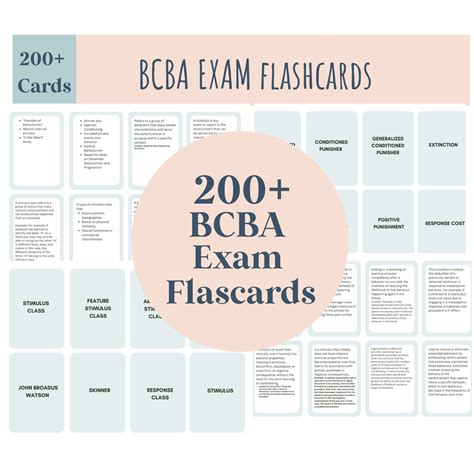 Bcba Exam Flashcards Bacb Exam Study Aid Exam Prep Study Resources