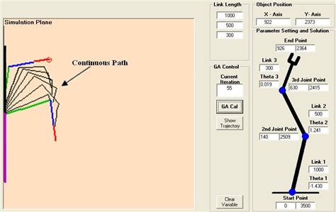 Gui Simulation For Continuous Path Planar Manipulator Download